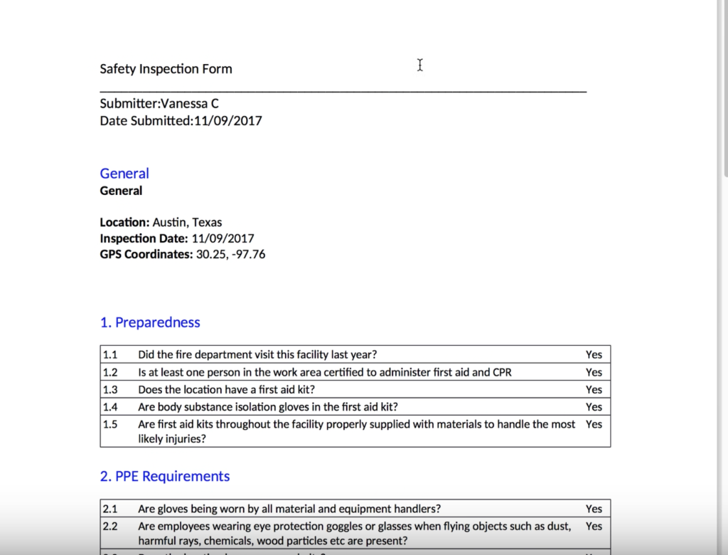 Editing and Future-Proofing Inspection Reports