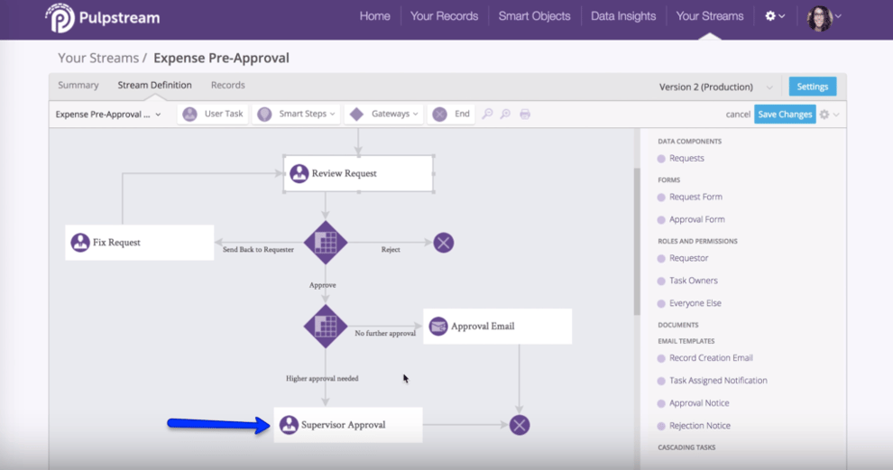 Adding Supervisor Approvals