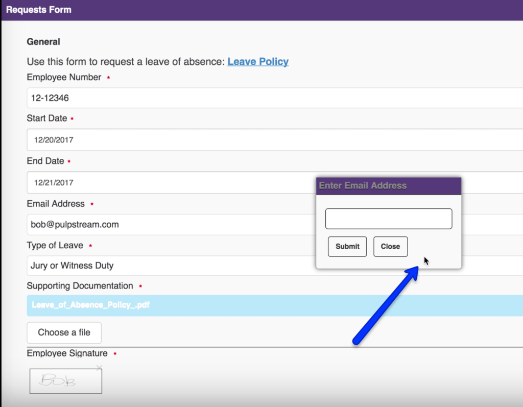 Embedding Leave Forms Into Your Company’s Intranet