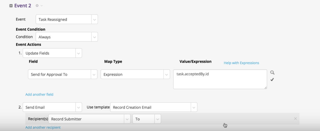 Reassigning Tasks and Notifying Users